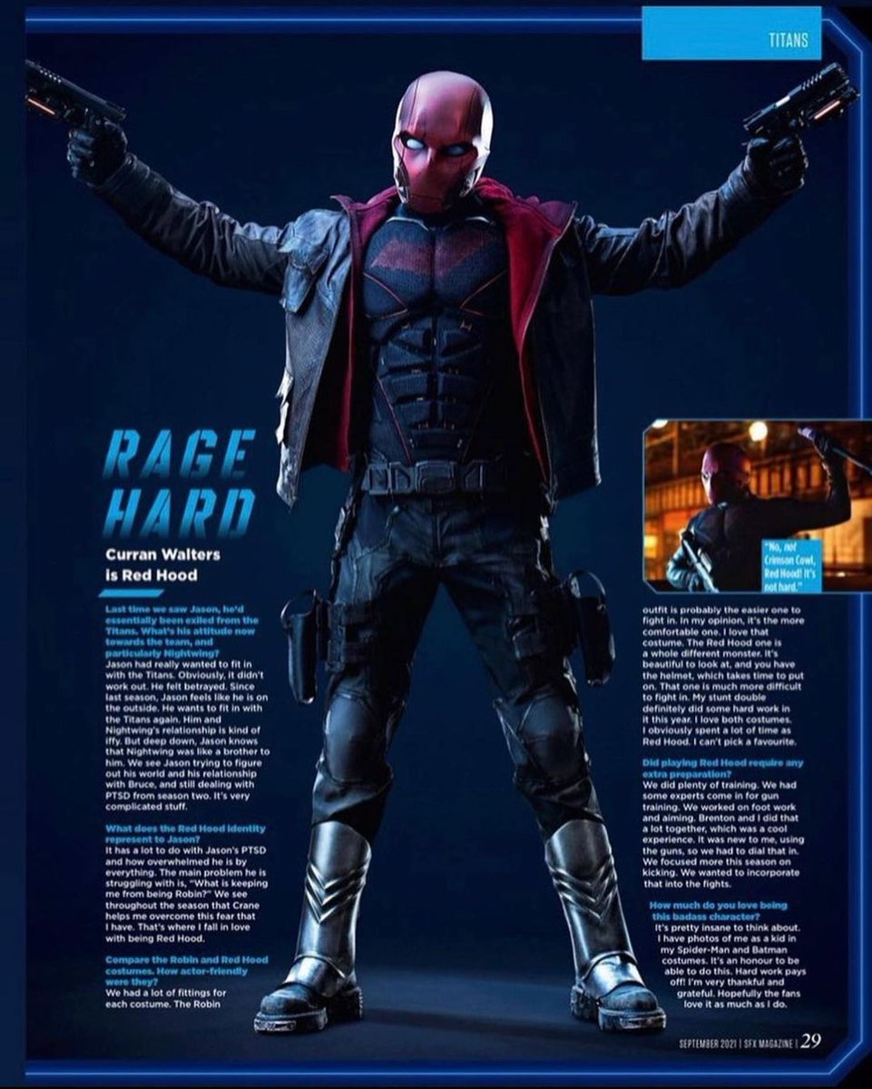 New image of Red Hood and stills from Titans season 3 by SFX Magazine ...