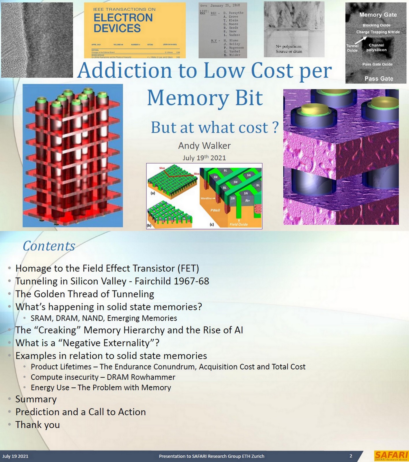 OGAWA, Tadashi on Twitter: "=> "An Addiction to Low Cost Per Memory Bit – How to Recognize it ...