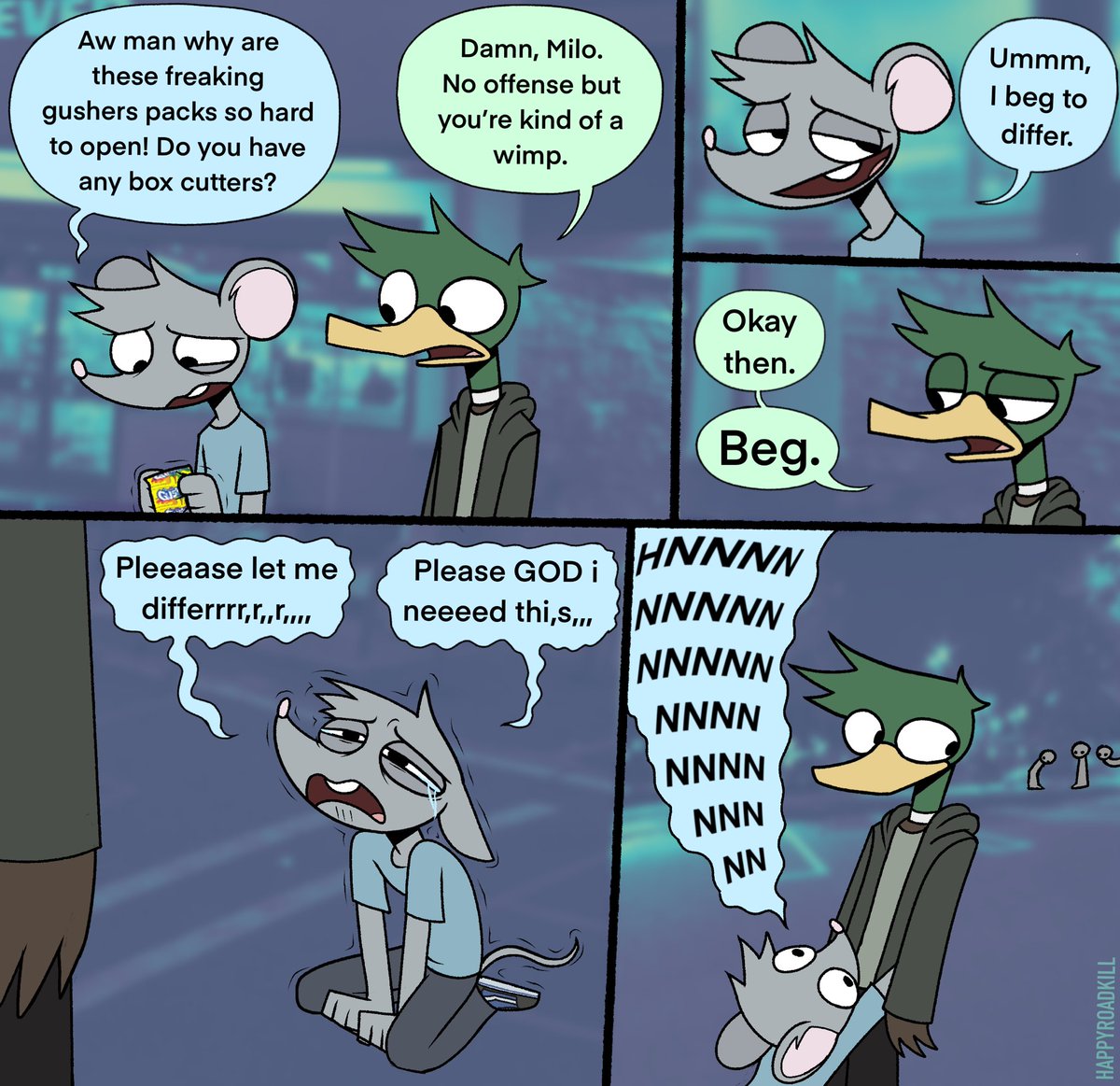 「Milo Mouse is not a wimp 」☠️ HAPPY ☠️の漫画