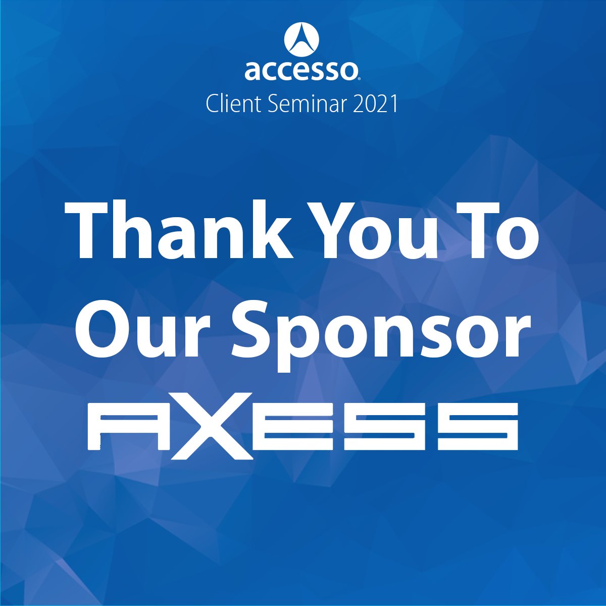 accesso Technology Group on Twitter: "Thank you to Axess AG for sponsoring our 2021 accesso ...