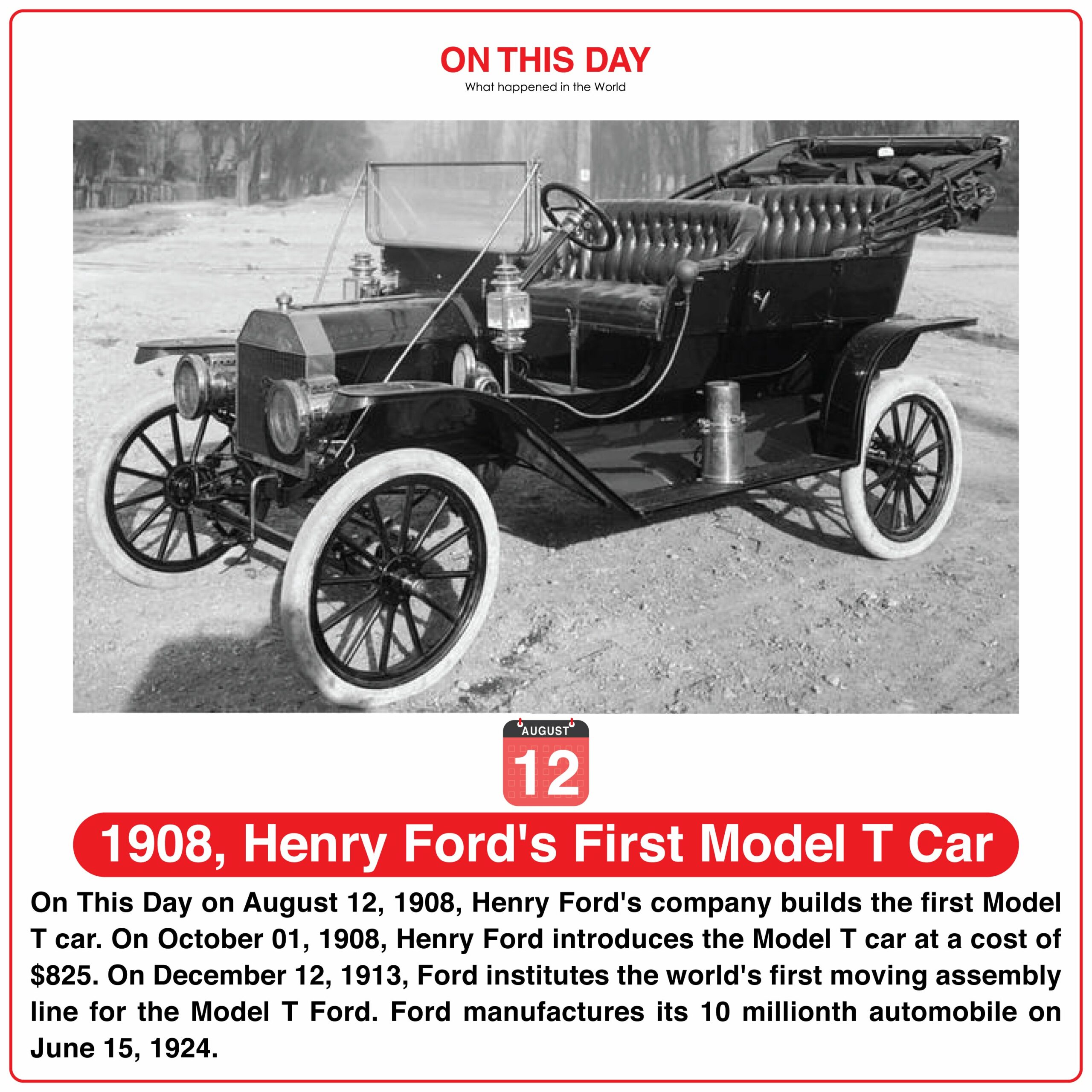 Henry Ford Model T Advertisement