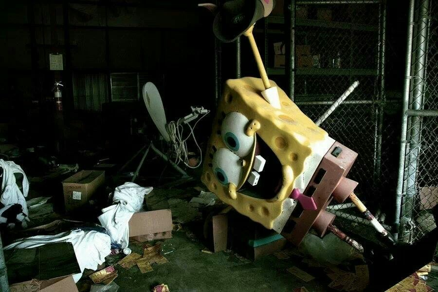 Unfinished Bridge Spongebob