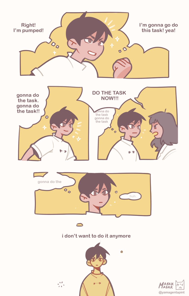 「man i just lose any type of motivation whenever someone nags」gailleの漫画