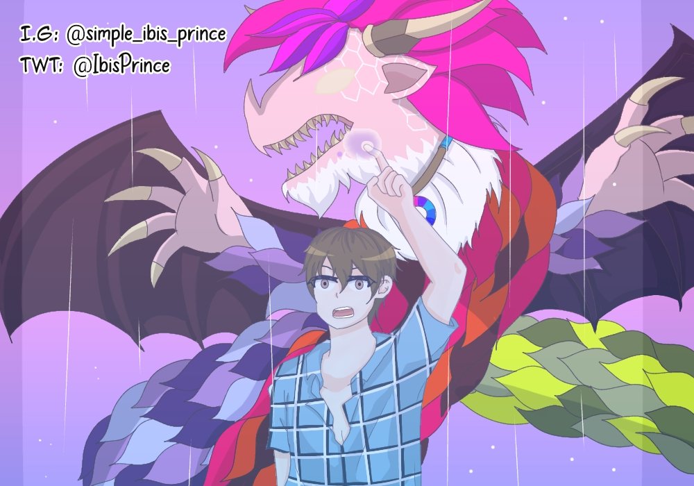 Simple_Ibis_Prince (COMMISSIONS OPEN) on Twitter: "Summoning "Ibis Dragon" It's been hard yet I ...