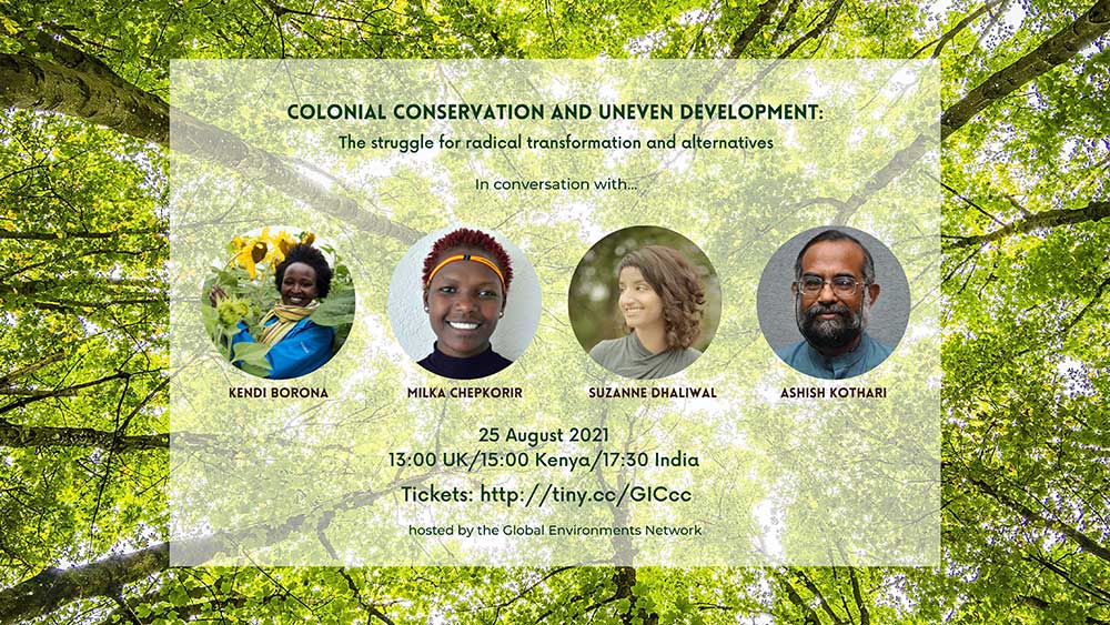 Global Environments Network on Twitter: "Event 25 Aug: Colonial #conservation and uneven ...