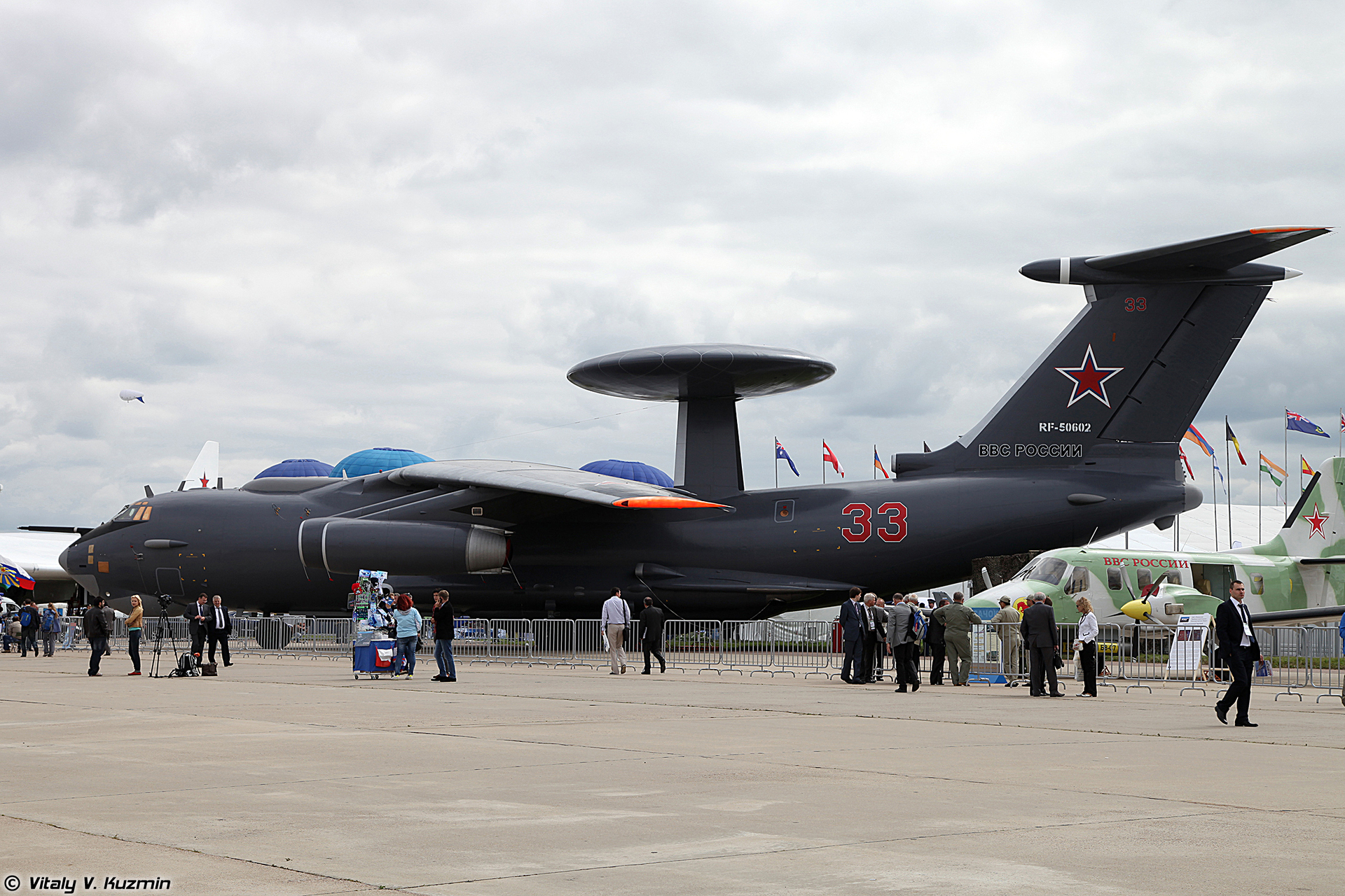 Vitaly Kuzmin on Twitter: "Самолет ДРЛОиУ А-50У A-50U airborne early warning and control ...