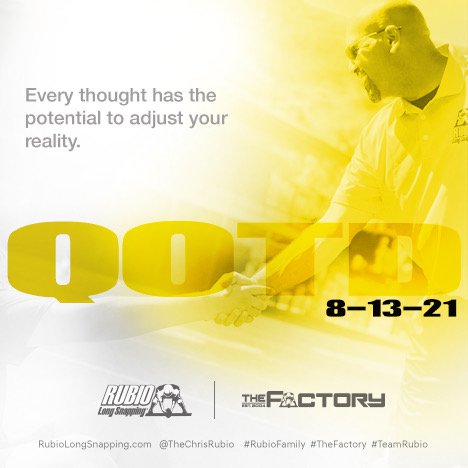 Rubio Long Snapping® on Twitter: "Quote of the Day! #RubioFamily | # ...