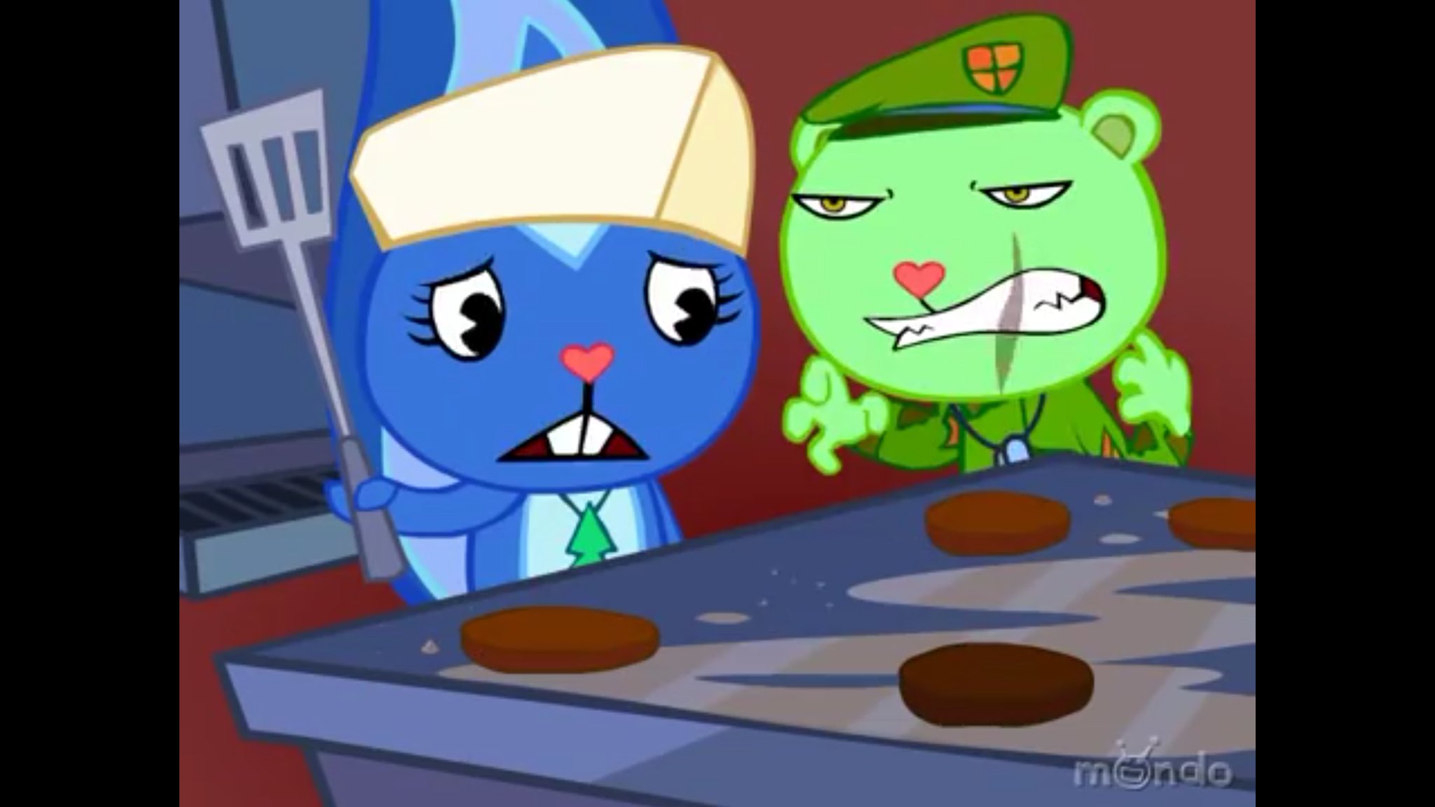 Happy Tree Friends Petunia And Flippy