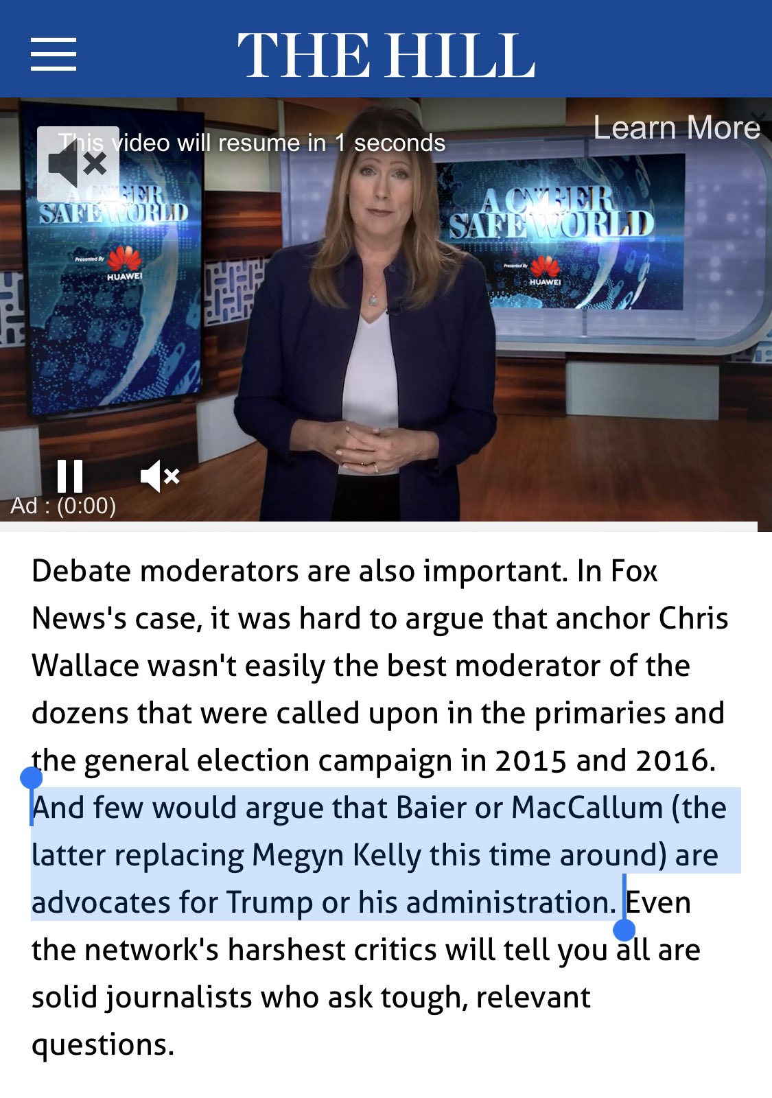 Bad Fox Graphics on Twitter: "4/ @marthamaccallum is not a newswoman, in her own words" / Twitter