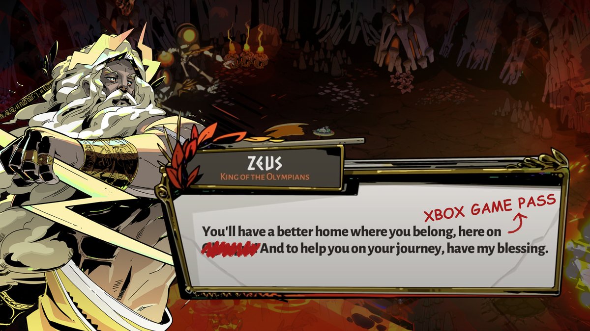 Some words of encouragement for #Hades, which is available today, from ...