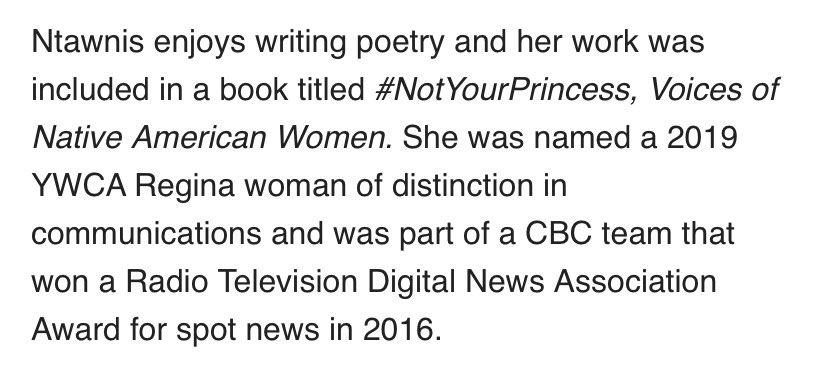 Willow Fiddler on Twitter: "The rest of her intro