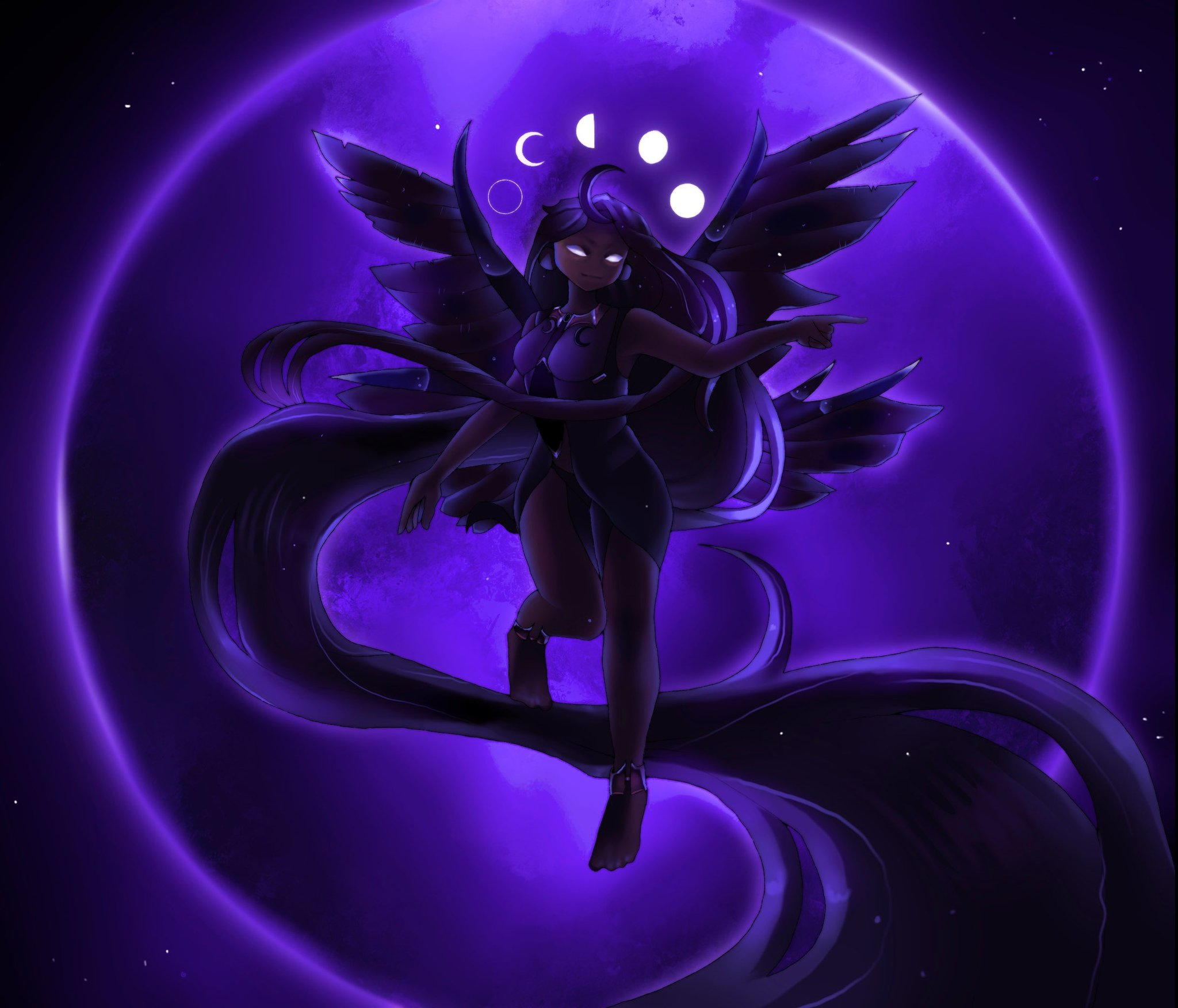 Human Nightmare Moon Fan Art