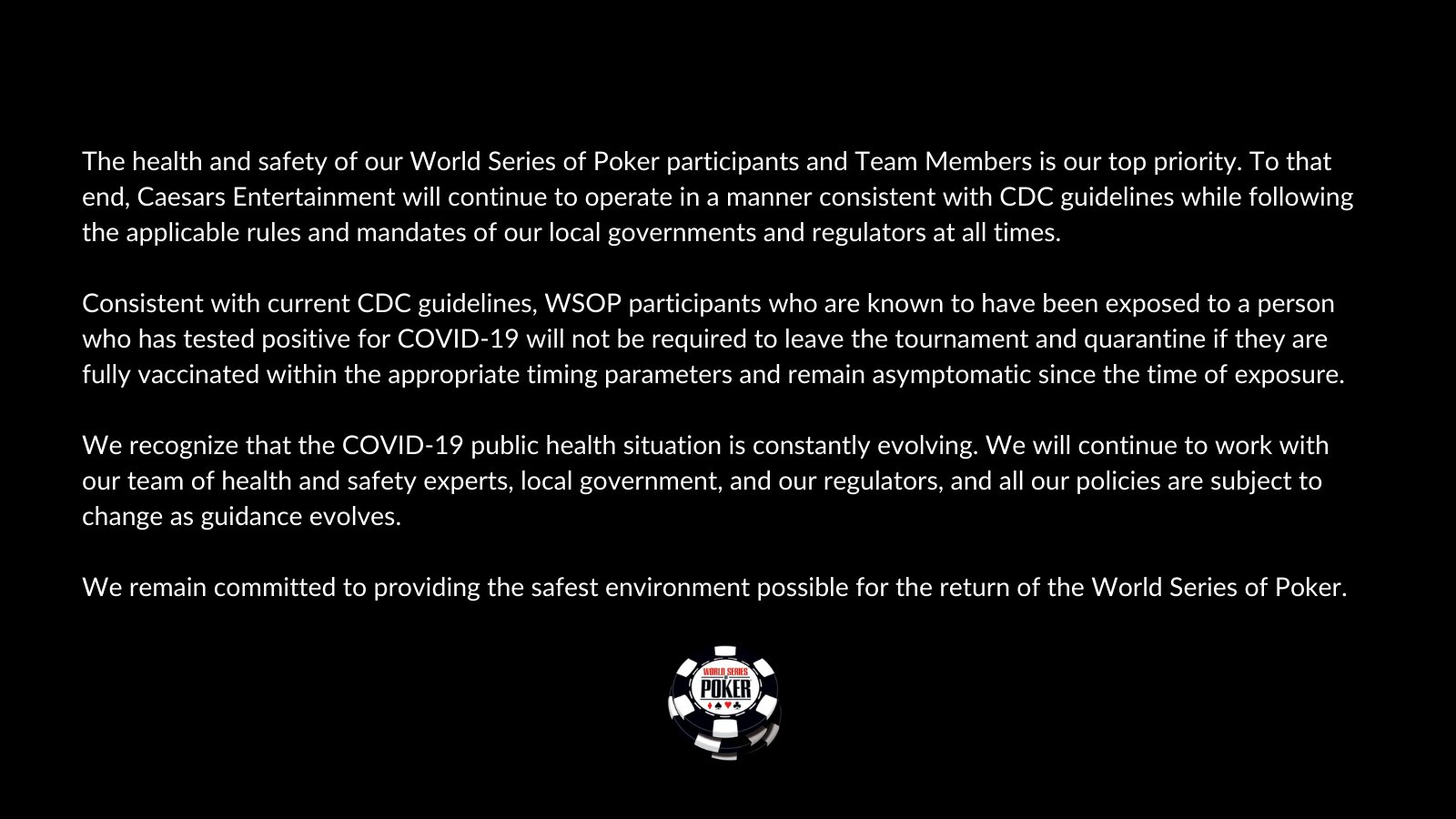 WSOP On Twitter Players Please See Clarification On WSOP Rule 115 wsop-on-twitter-players-please-see-clarification-on-wsop-rule-115