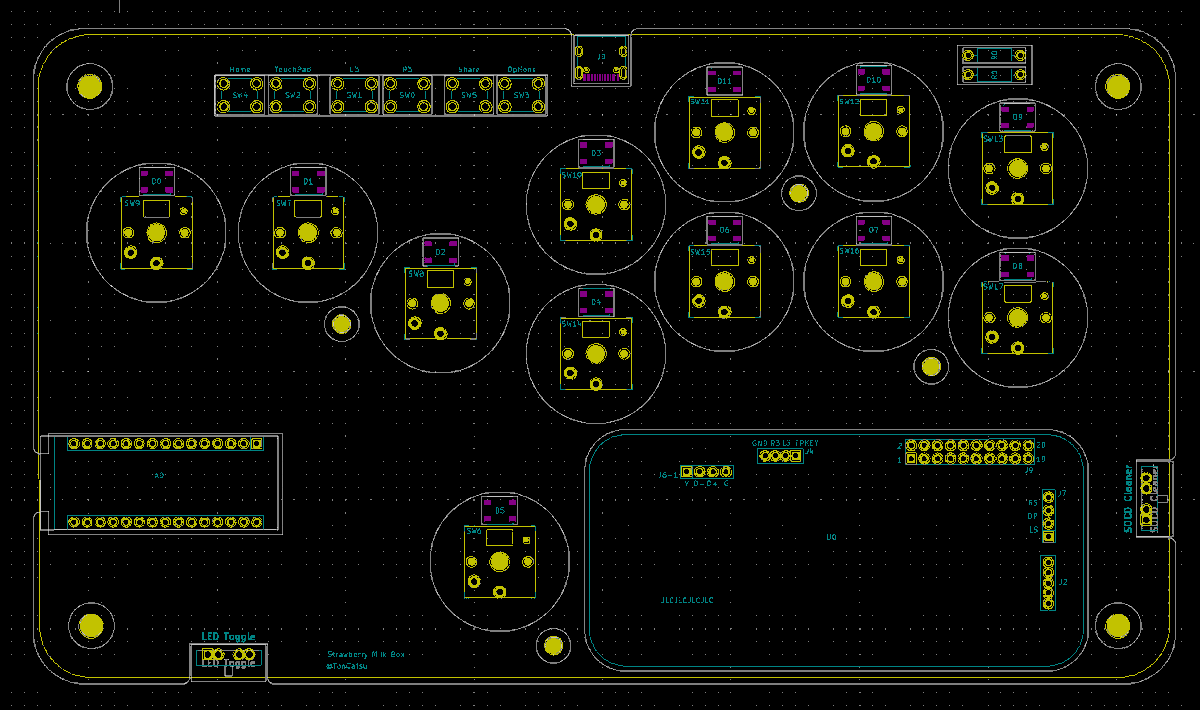 I made my own small form-factor Hitbox Controller! Meet the Strawberry ...