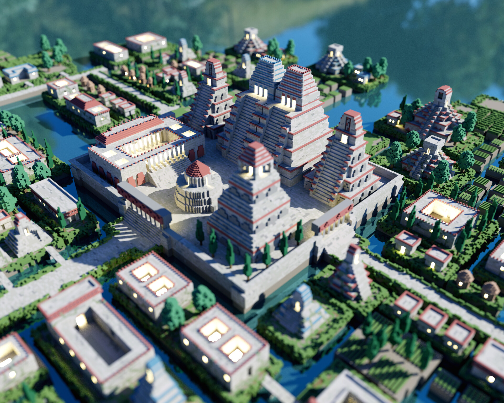 Edificios Astecas Minecraft