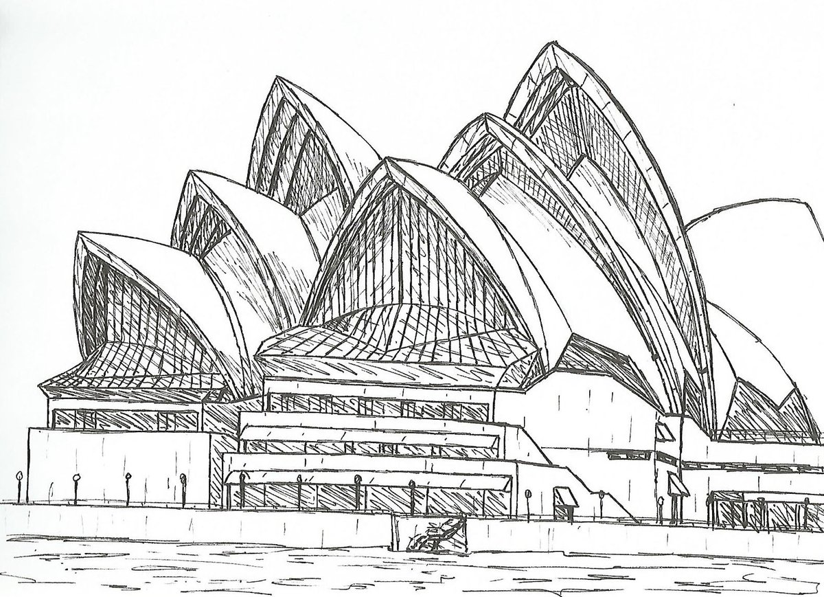 Sydney Opera House Sketch