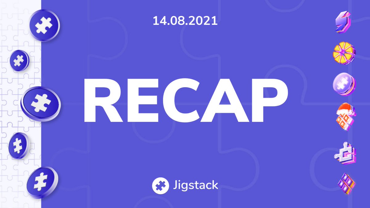 Jigstack DAO on Twitter: "📊 Weekly Recap (09.08 - 14.08)! $stak We are on track! 💪 🖼 @TheGallery ...