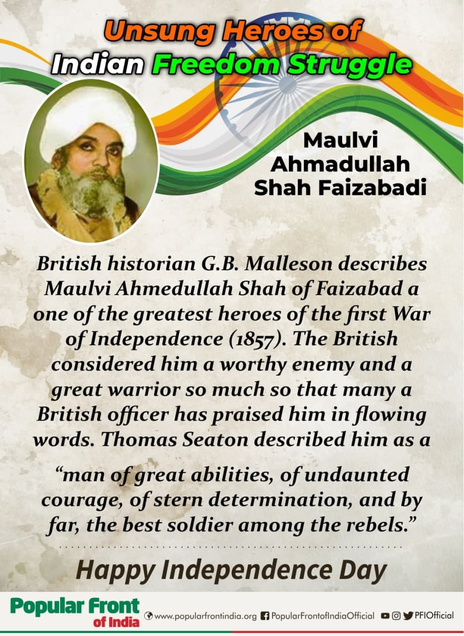 Maulvi Ahmadullah Shah 1857