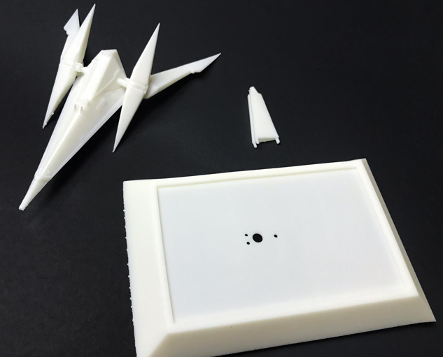 Art & Collectibles Sculpture Figurines Star Fox Arwing Model Kit Garage ...