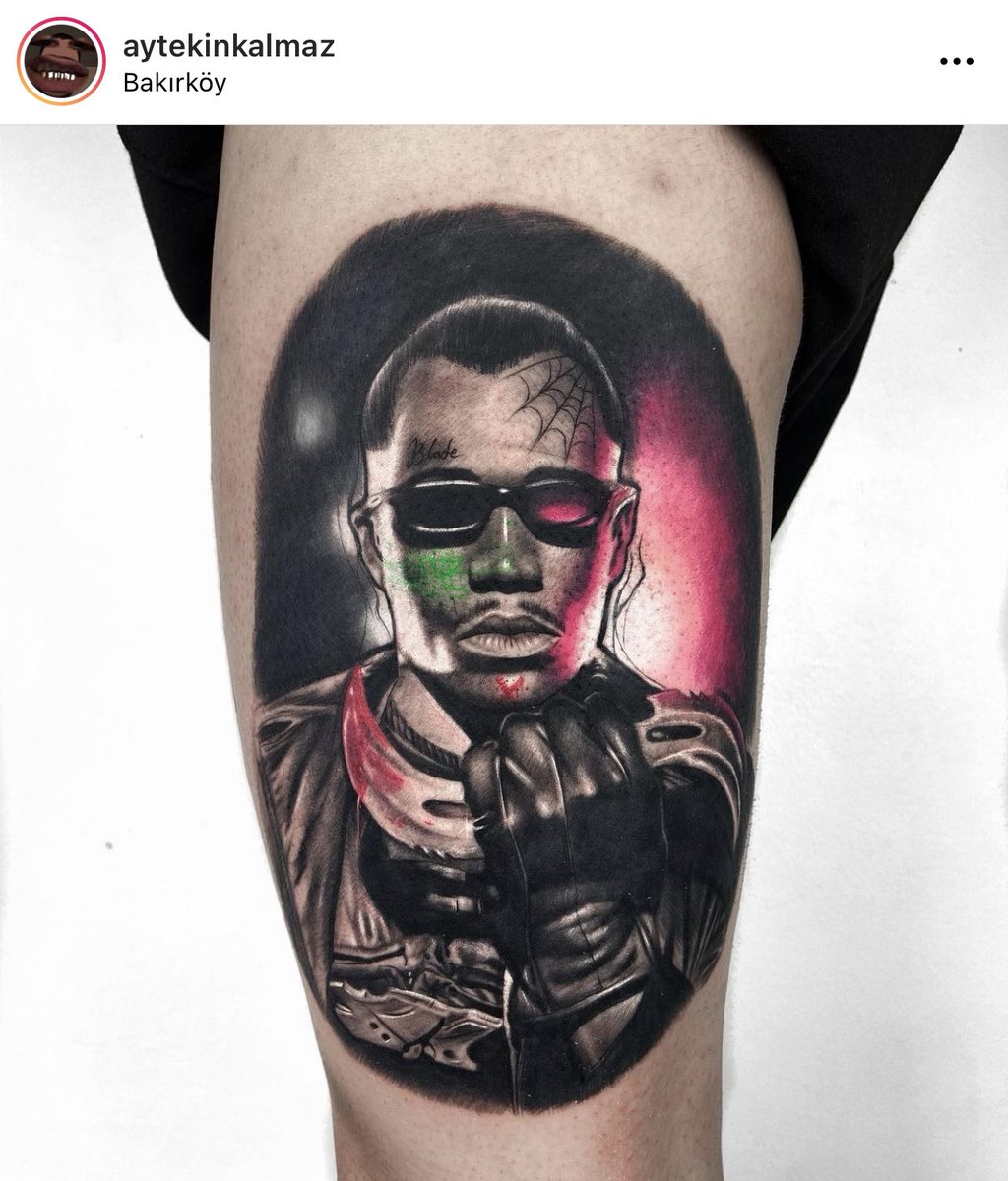 Wesley Snipes Blade Tattoo