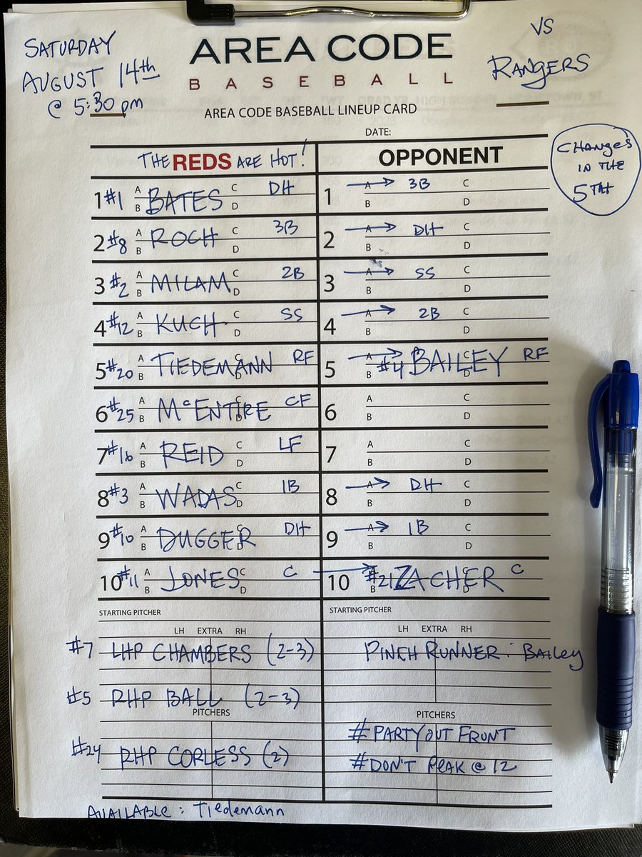 Brian Reid on Twitter: "Last game of the Underclass Area Code Games @ACBaseballGames #ACGames21 ...