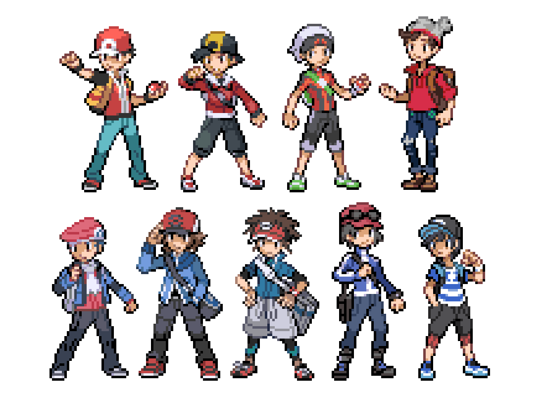 Hilbert Pokemon Sprite