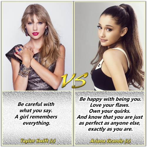 Ariana Grande Vs Taylor Swift