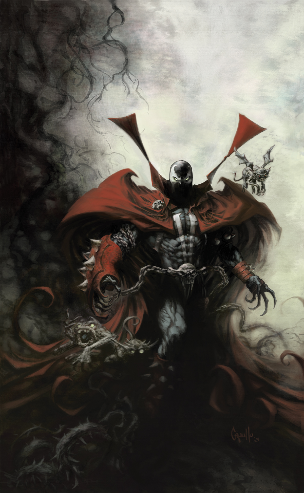 Spawn Comic Art Wallpaper