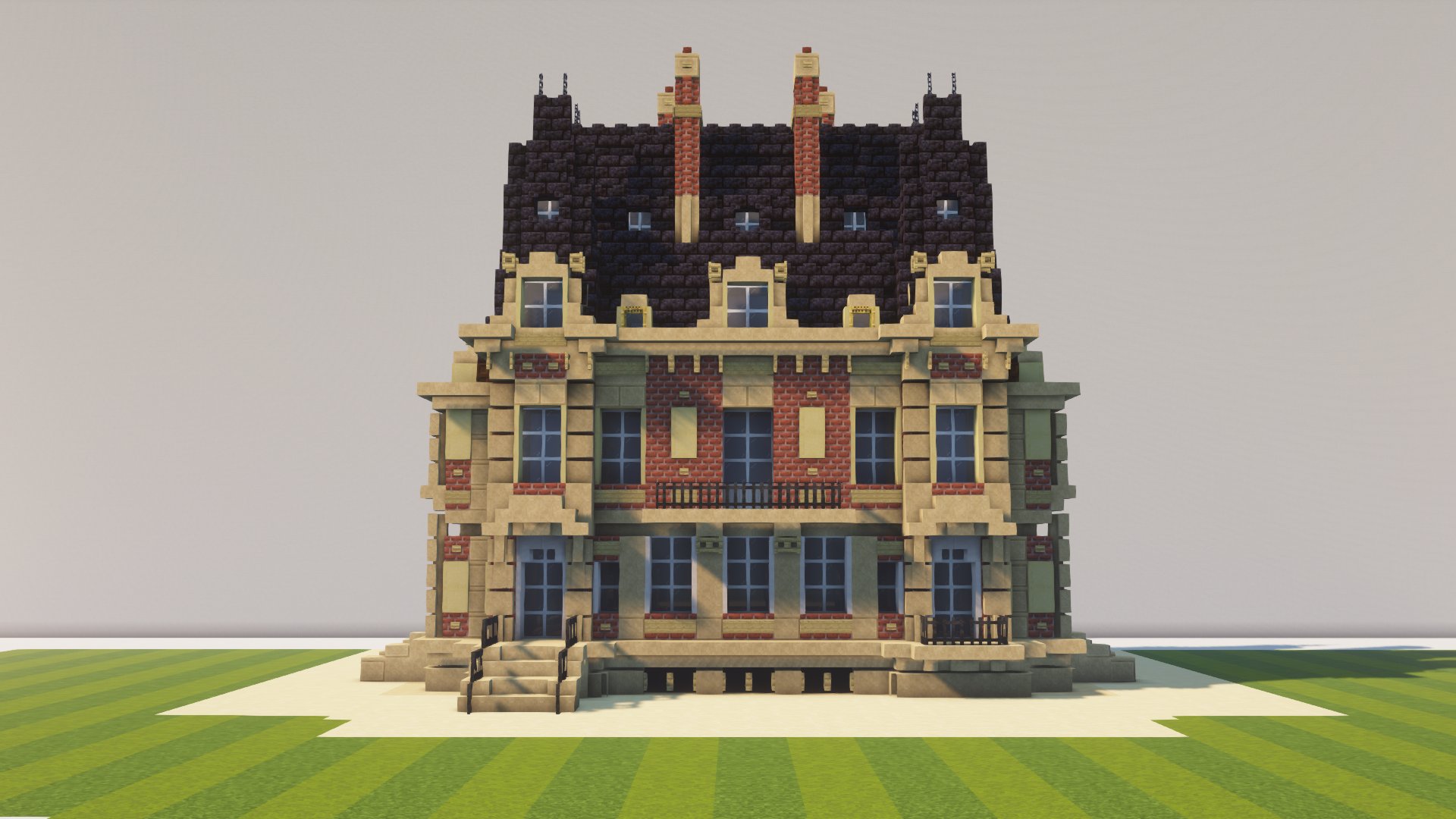 French Country House Minecraft Minecraft Mansion 33