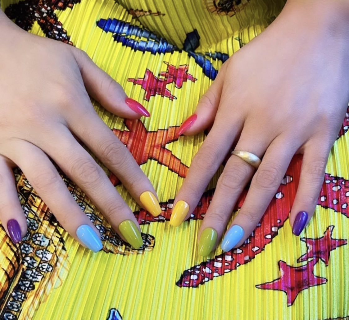 Selena Gomez Nail Art