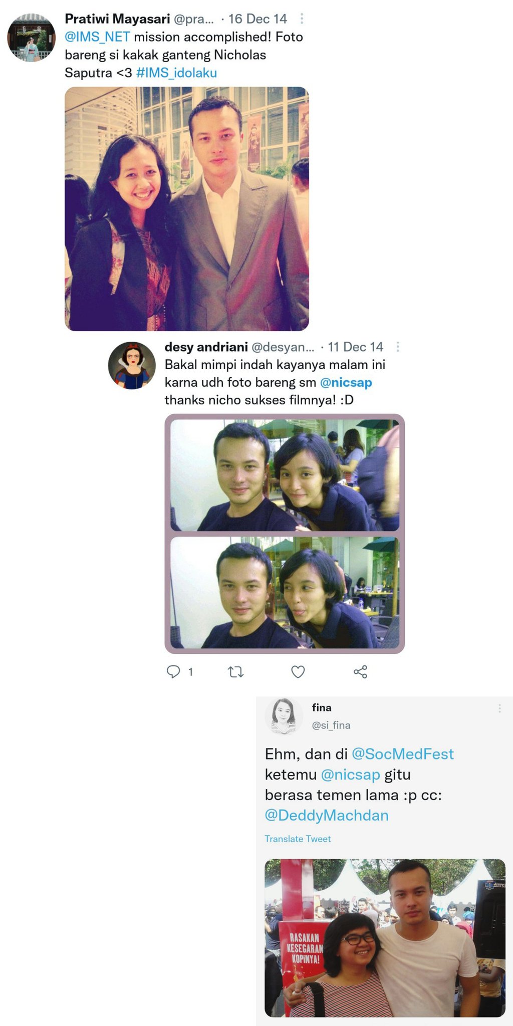 Arie Novianti on Twitter: "Kemaren ada yg nyandingin foto nicsap sama ran takahashi, lah iya ...