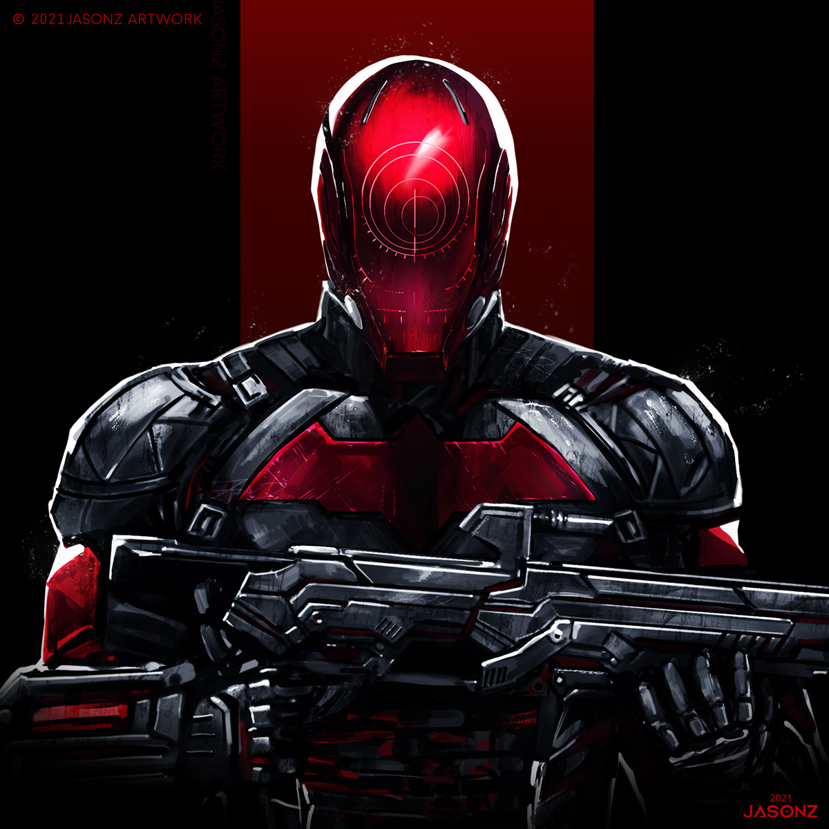 Batman Arkham Knight Red Hood Wallpaper