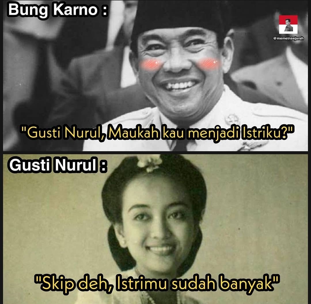 Kumpulan historical meme 📜 Belajar sejarah dari buku teks Belajar ...