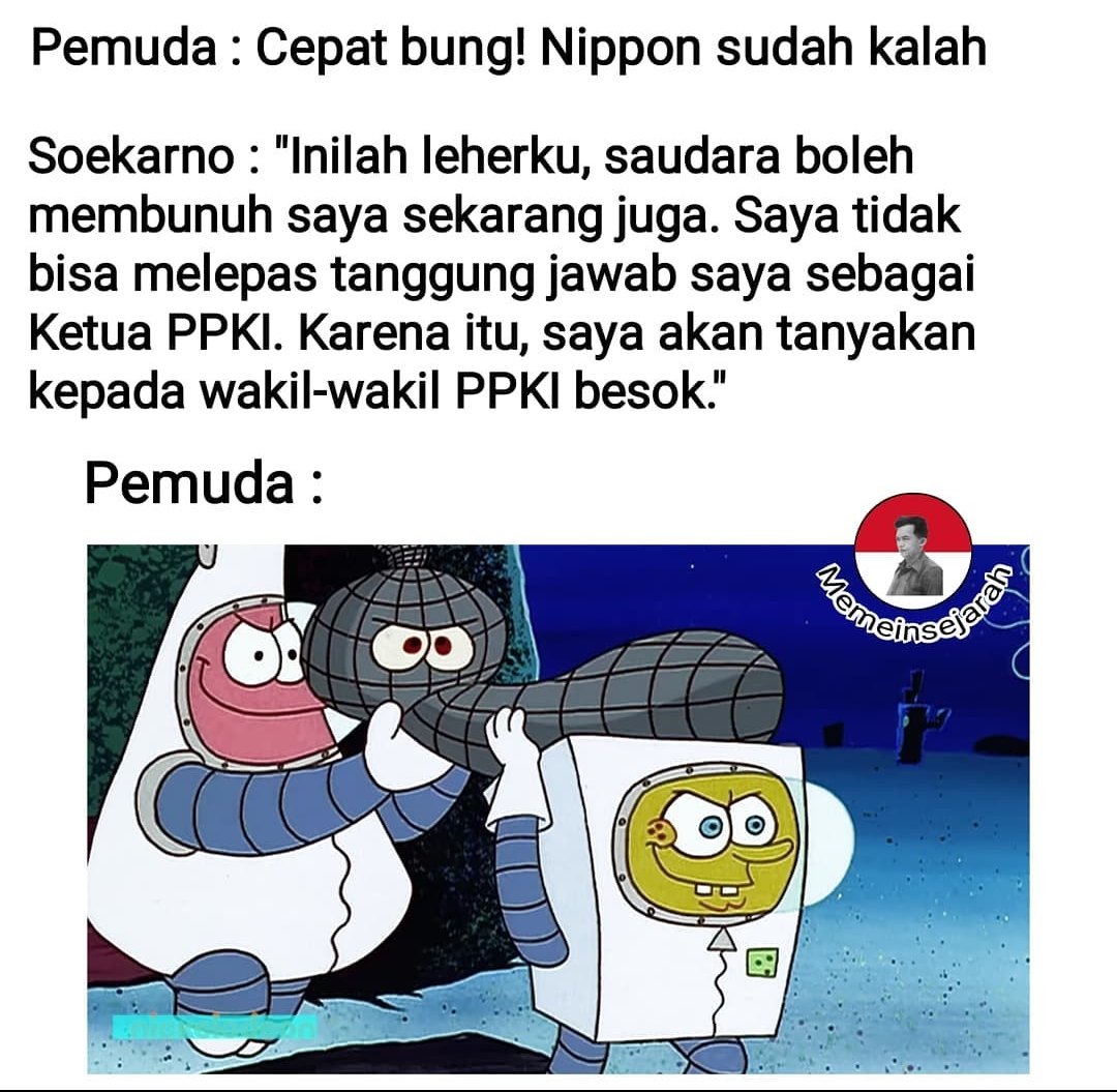 Kumpulan historical meme 📜 Belajar sejarah dari buku teks Belajar ...