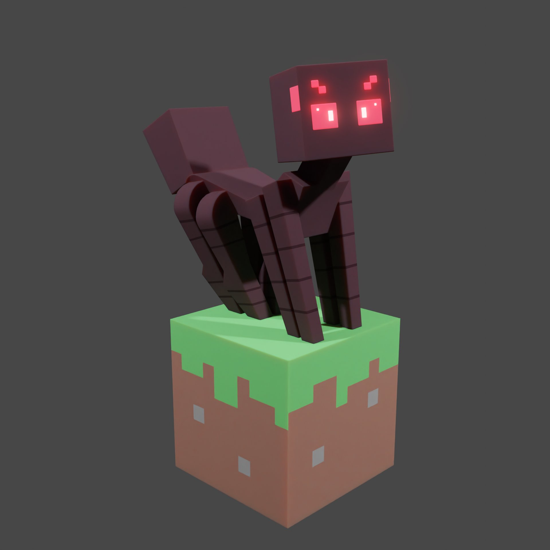 Minecraft Spider Statue