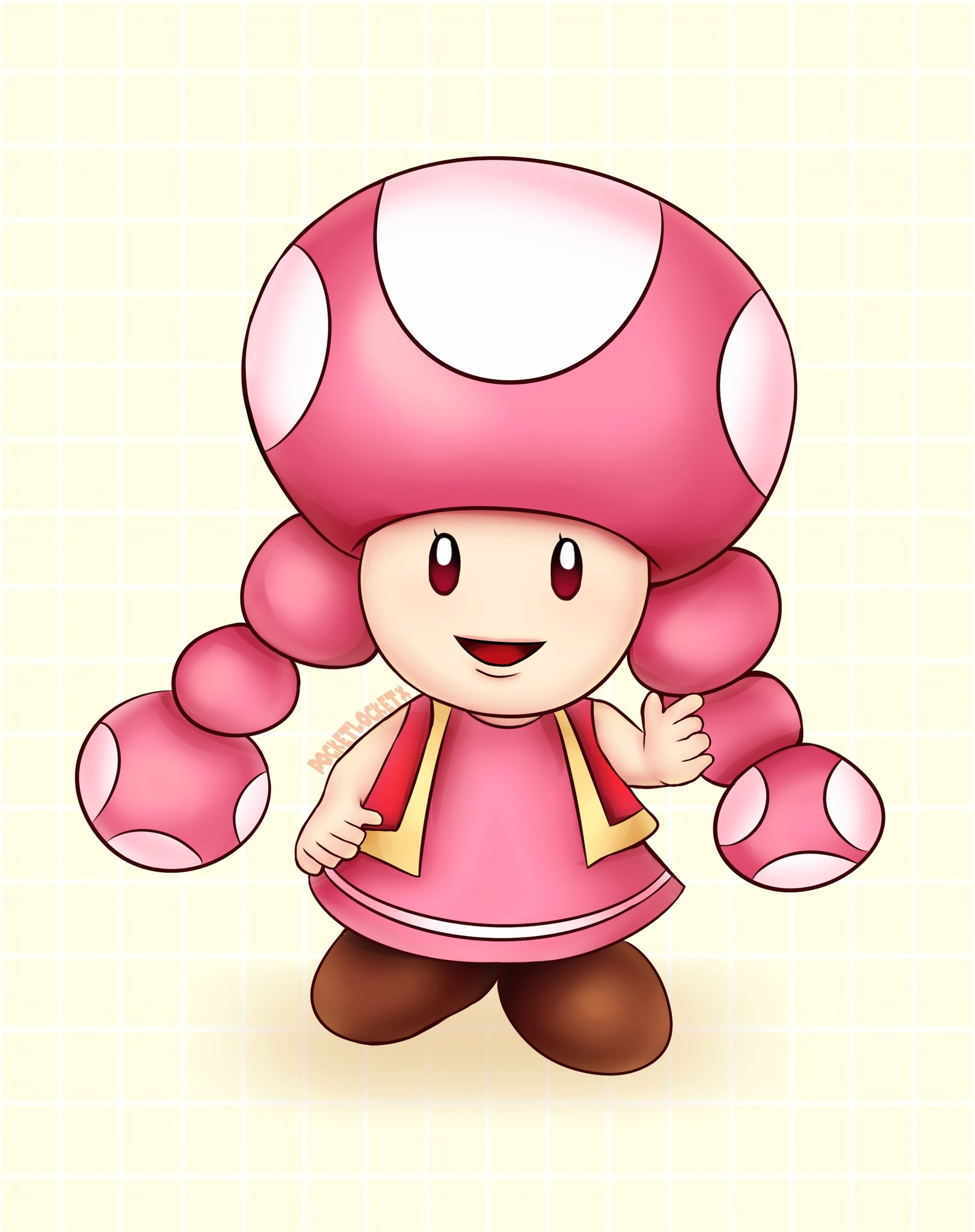 How To Draw Toadette