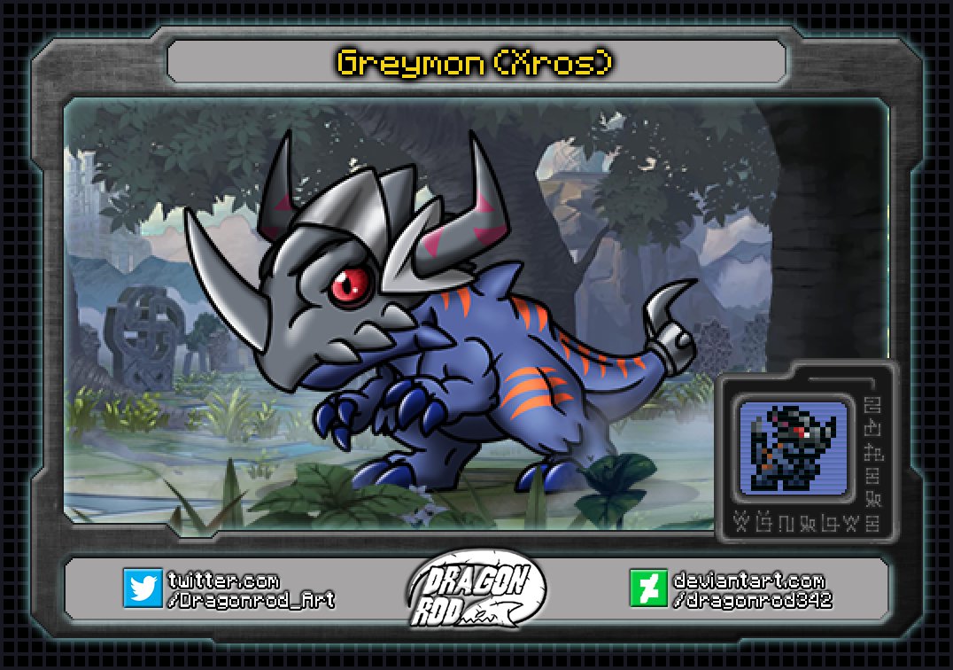 Digimon Xros Wars Greymon