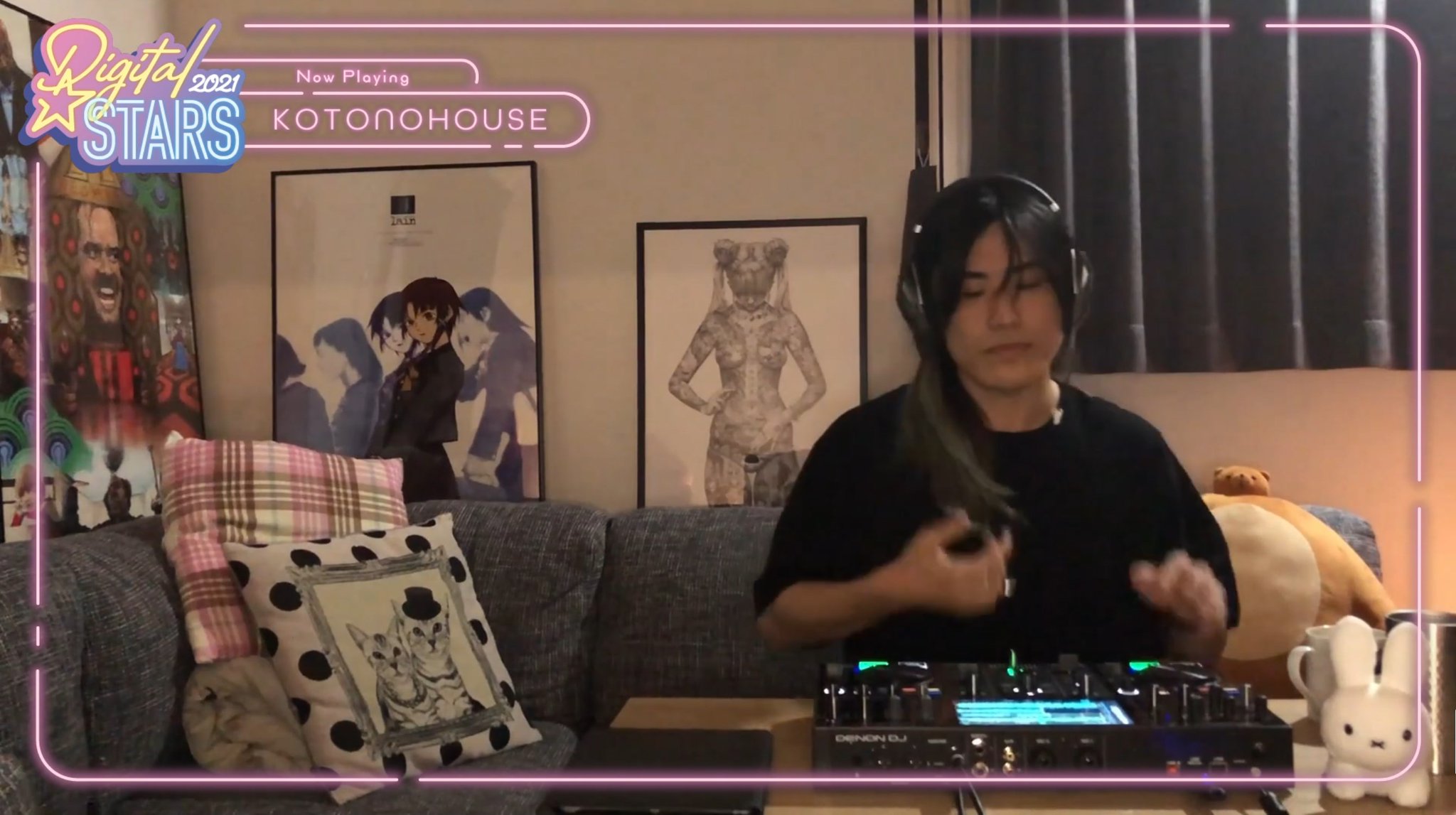 Rinchan Nauᕦ(*´꒳`*)ᕤ on Twitter: "Digital Stars 2021. Live from the living room. Can't go wrong ...