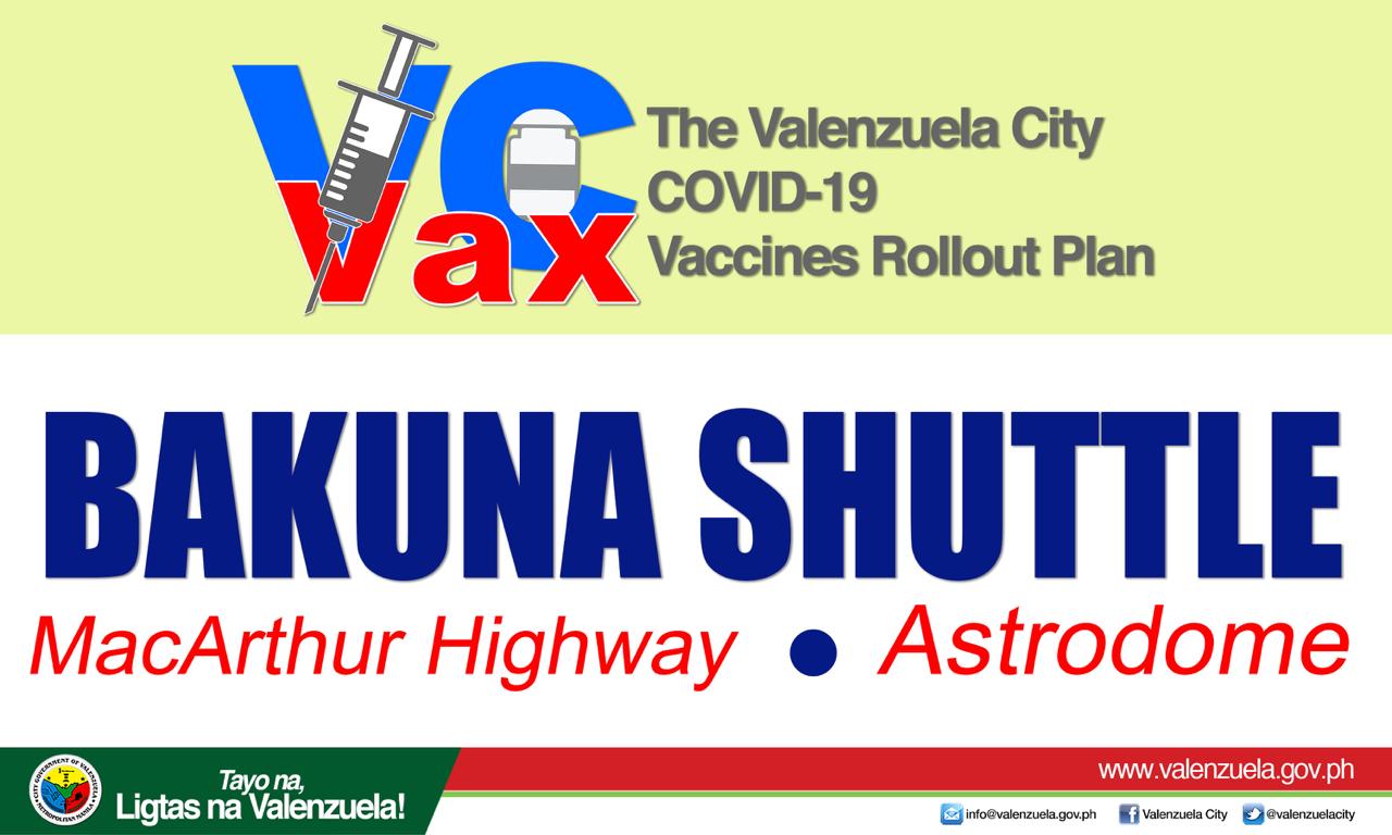 valenzuelacity on Twitter: "#BakunaShuttle, babyahe na simula bukas! Para sa mga magpapabakuna ...