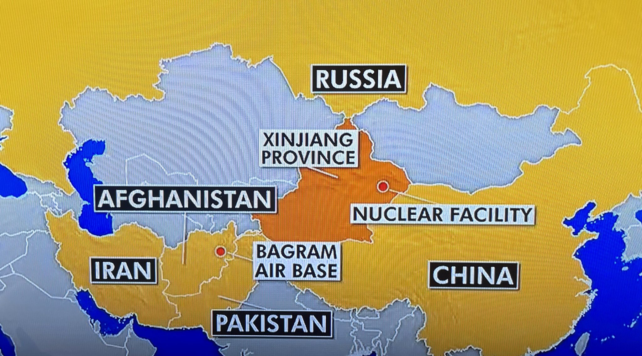 Bagram Air Base Map