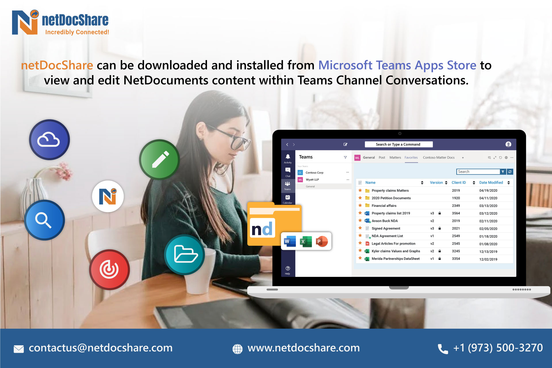 netDocShare on Twitter: "netDocShare Teams app supports organizations to collaborate with real ...