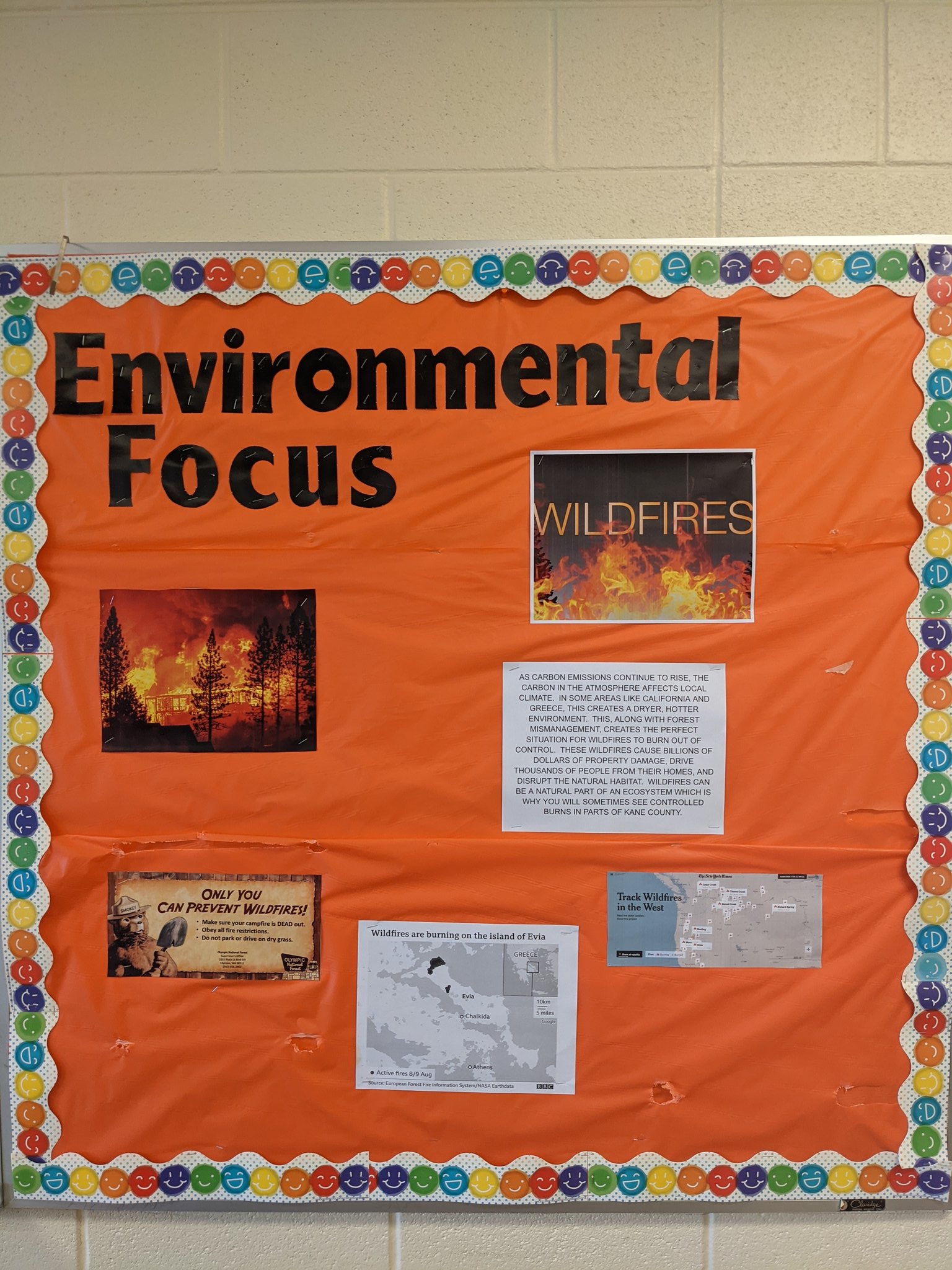 Earth Science Bulletin Board Ideas