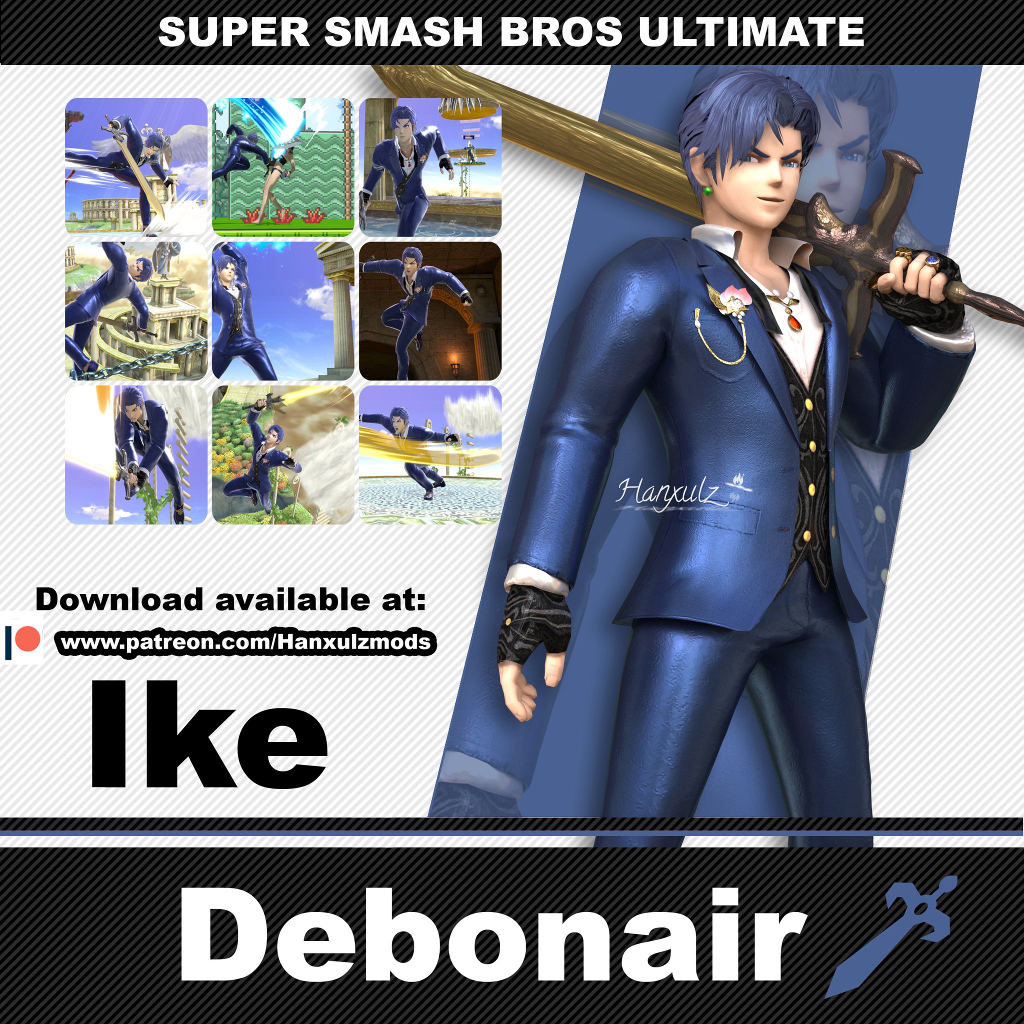 Hanxulz Ultimate Mods on Twitter: "SSBU Mod Ike Debonair Download Available here: https://t.co ...