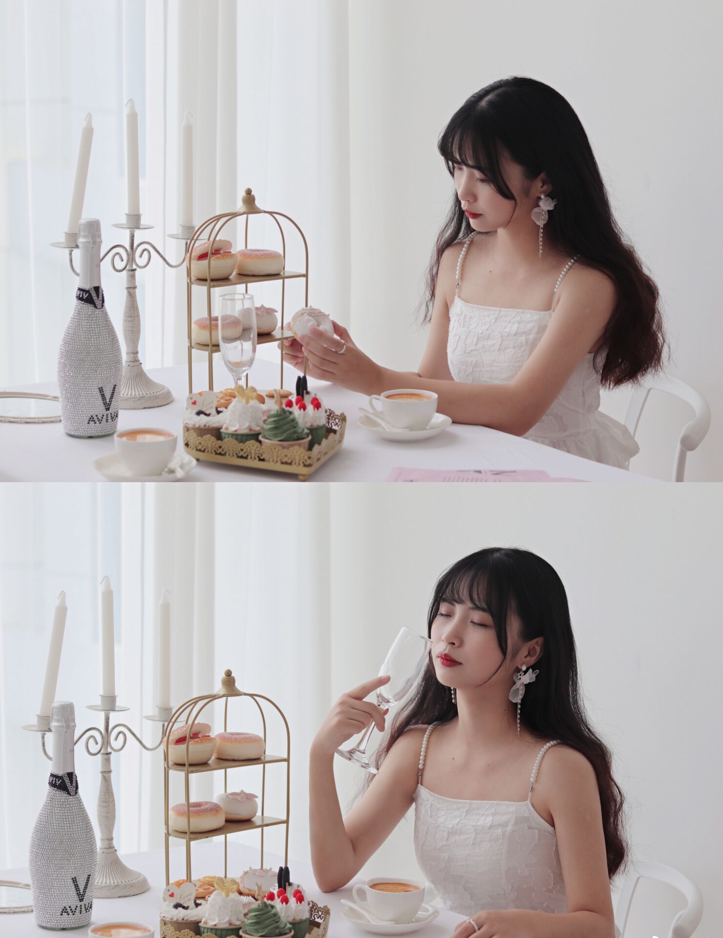 灵瞳 On Twitter 推友投稿大四刚毕业的文艺母狗平晶菁，在屌丝男生面前就是一副高雅文艺的气质模样，私底下早就主动做了富二代的精盆，每晚都参加各种派对被操到翻白眼，是一个喜欢蒙着眼睛