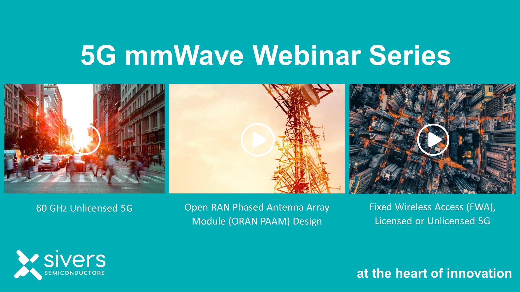 Sivers-Semiconductors on Twitter: "In our #5G #mmWave Webinar Series we share some of our ...