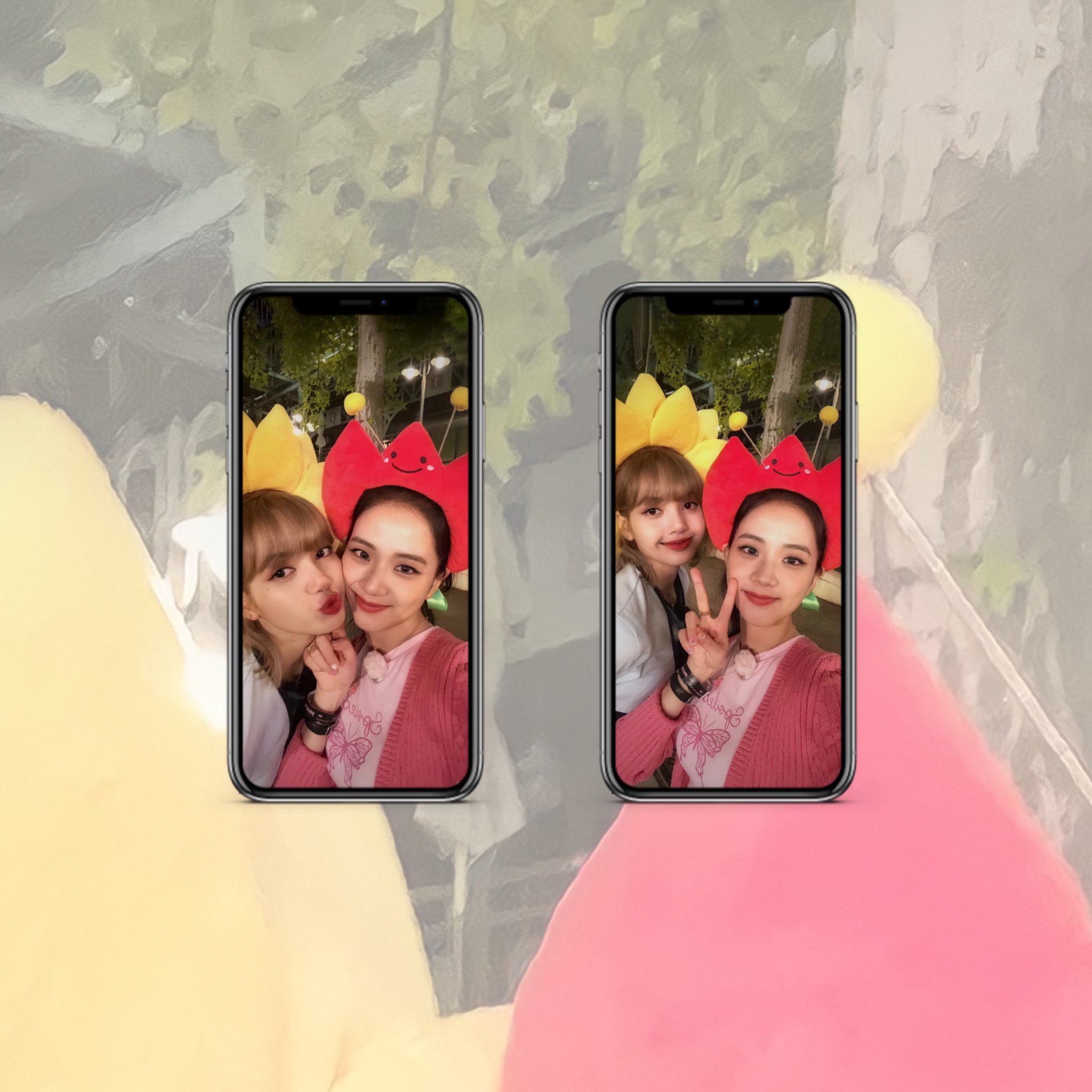 sky on Twitter: "lisoo lockscreen wallpapers @BLACKPINK #LISA #JISOO #LISOO https://t.co ...