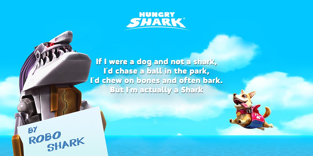Hungry Shark on Twitter: "Here's Robo's bad poem for #BadPoetryDay ...