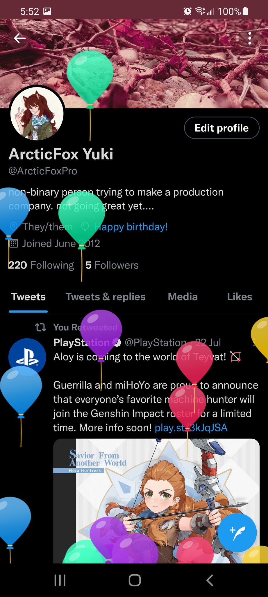 ArcticFox Yuki on Twitter: "It's my birthday!!!!…