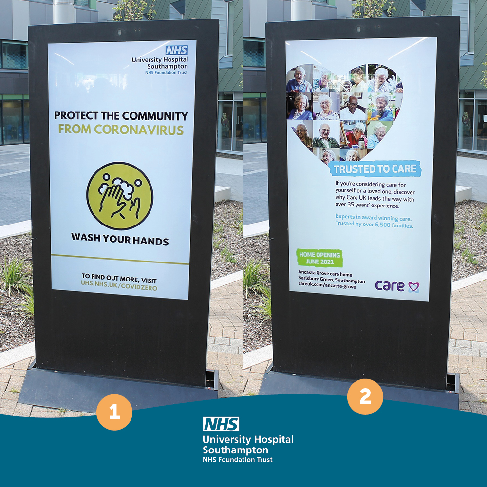 Pulse Outdoor Media Agency | NHS Hospital Poster Advertising | UK