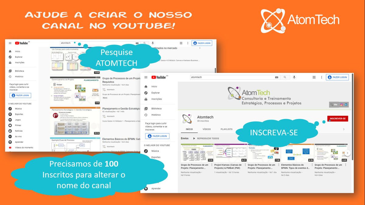 Atomtech on Twitter: "Atomtech - Todo o dia um novo conteúdo. Ajude a criar o nome do nosso ...